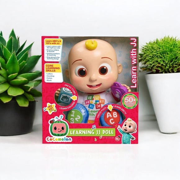 CoComelon | Toys | Cocomelon Jj Learning Doll Includes Lights And ...
